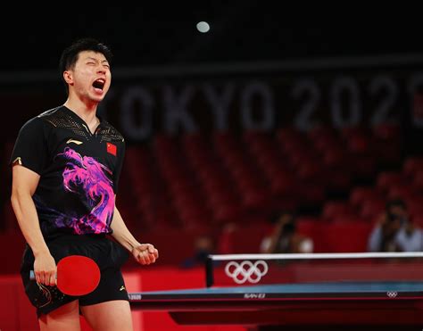 Olympics Table Tennis Chinas Ma Wins Mens Singles Gold Nippon