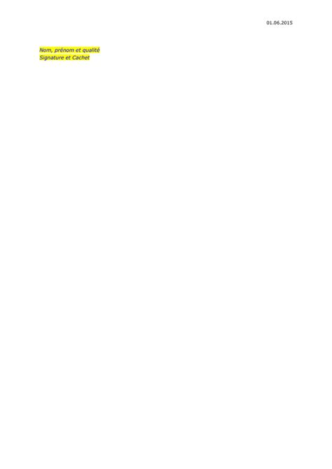 Modele Certificat De Travail 2015