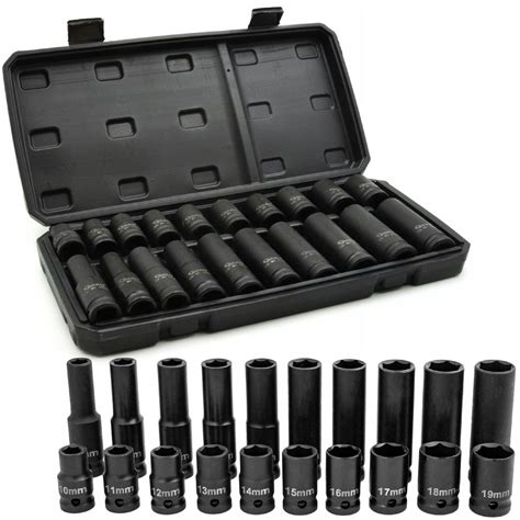 NASADKI KLUCZE NASADOWE KRÓTKIE DŁUGIE 10 19MM 1 2 ERLI pl