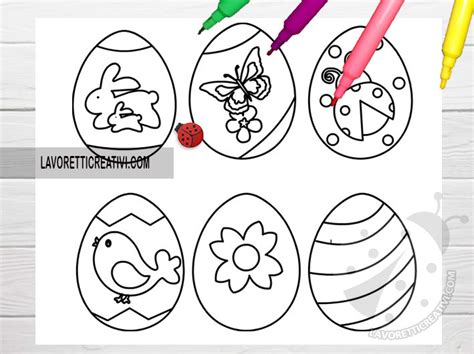 Componente Speziato Netto Lavoretti Di Pasqua Da Colorare Dimettersi