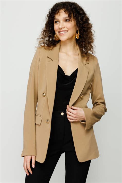 Ekol Blazer Ceket Camel Ekolonline