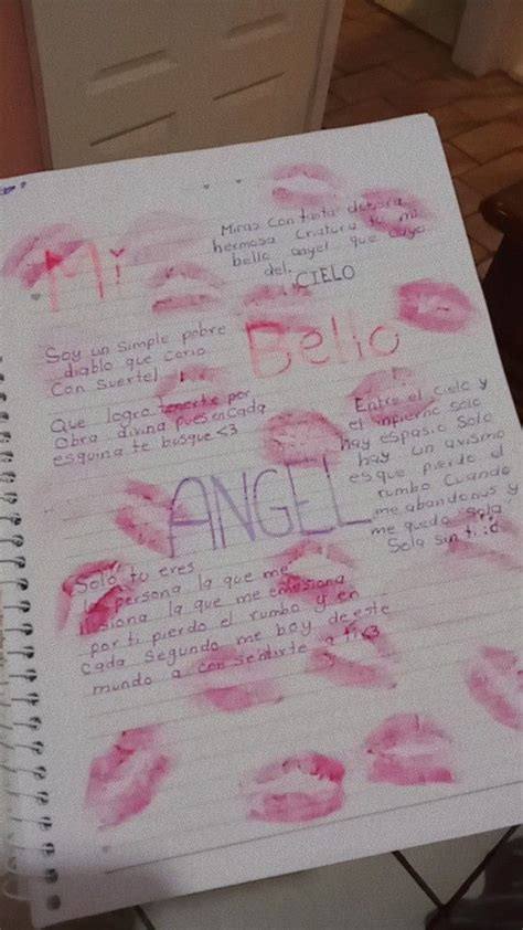 Mi Bello Angel Manualidades Con Letras Cartas Bonitas Dibujitos
