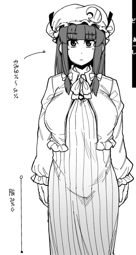 The Big Imageboard Tbib 1girl Blunt Bangs Bow Breasts Commentary Request Crescent Crescent