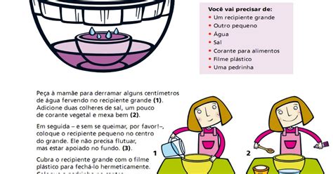 Meus Trabalhos Pedagógicos Projeto àgua Experiencia da chuva