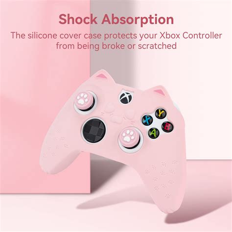 Snapklik GeekShare Cat Paw Controller Skin Grips Set Anti Slip