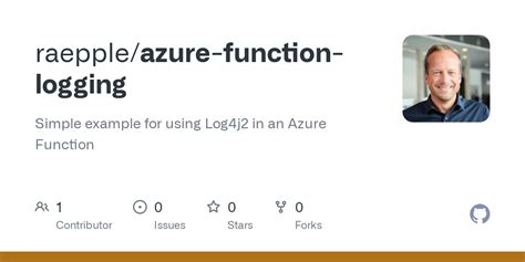 github raepple azure function logging simple example for using log4j2 in an azure function