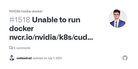 unable to run docker nvidia k8s cuda sample nbody error nvml error driver not loaded