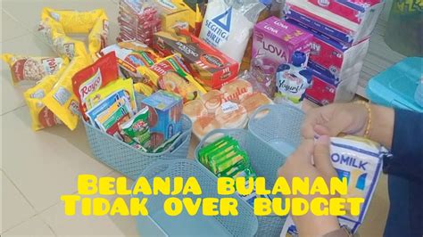 Bongkar Belanjaan Dan Di Susun Rapi Ke Tempatnya BELANJA BULANAN