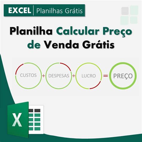Planilha Calcular Preço de Venda Grátis Smart Planilhas