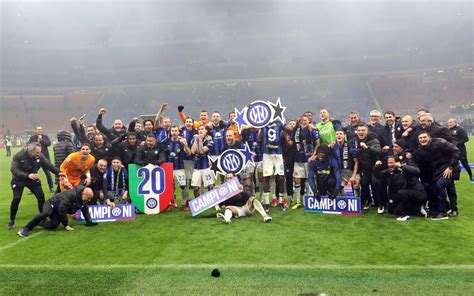 L Inter è Campione d Italia i nerazzurri vincono il 20esimo Scudetto