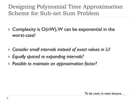 ppt ptas polynomial time approximation scheme cont powerpoint presentation id 2859881