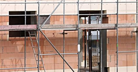 Medidas de andamios para construcción estándar