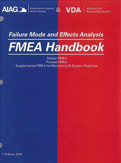New AIAG VDA FMEA Handbook Failure Mode And Effects Analysis