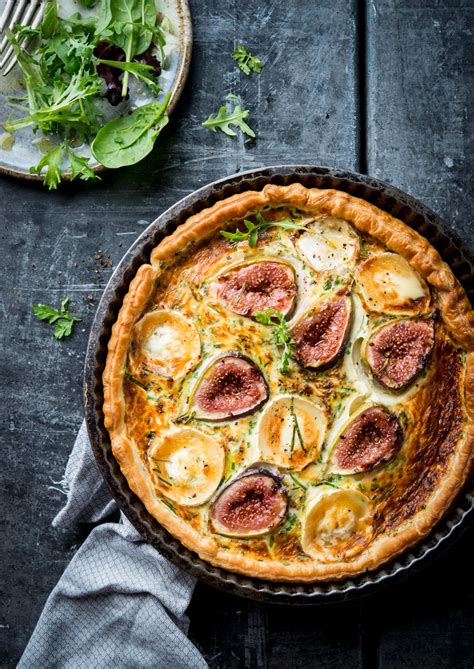 Tarte aux figues et au fromage de chèvre Recette Cuisine