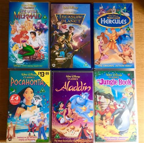 Walt Disney Vhs Film Tapes Bundle Picclick Uk
