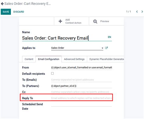 Odoo Email Templates Official Website