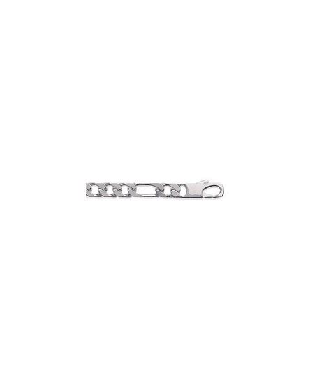 Bracelet Gourmette Homme Argent Massif Maille Figaro