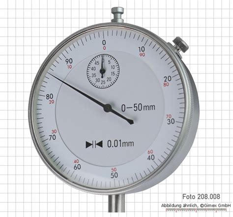 Messzeuge Messschieber Mikrometer Messuhren Messuhr 50 mm 55 µm