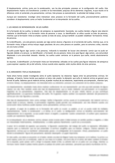 SOLUTION Resumen La Interpretaci N De Los Sue Os Vi El Trabajo Del Sue