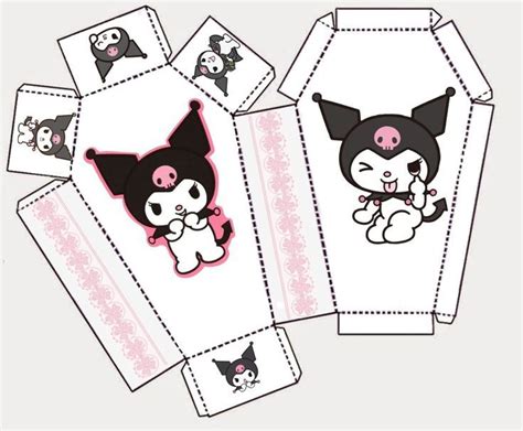 Ataúd De Kuromi Plantilla Para Imprimir Hello Kitty Drawing Hello Kitty Crafts Hello Kitty