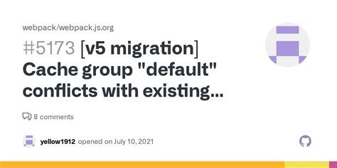 V Migration Cache Group Default Conflicts With Existing Chunk