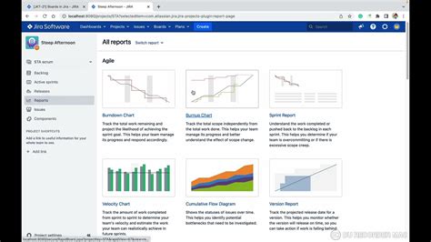 sprint report in jira jira youtube
