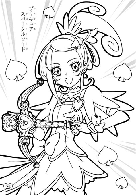 Kolorowanki Doki Doki PreCure Do Druku Kolorowankidowydruku Pl