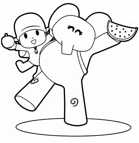 30 Desenhos Do Pocoyo Para Colorir Como Fazer Em Casa