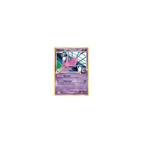 Carte Mentali Rare Brillante de Pokémon Platine Rivaux Émergeants