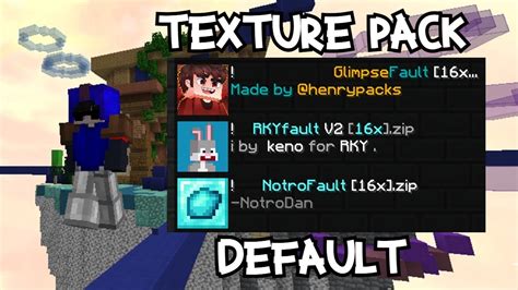 Top Mejores Texture Pack Default Para Bedwars Youtube