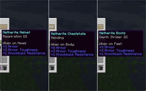 Best Enchantments For Netherite Armor In Minecraft Update