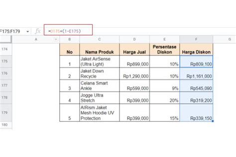 Rumus Diskon Excel Ini Cara Menghitung Yang Mudah Everpro