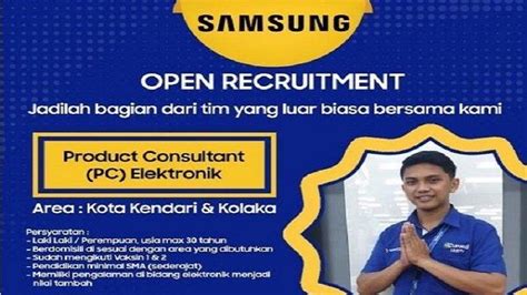 Lowongan Kerja Kendari Dan Kolaka Dibuka Loker Product Consultant