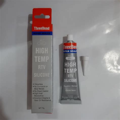 Jual ThreeBond Treebond Silver RTV No 1 Grey Abu Abu High Temp