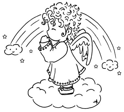 Desenhos De Anjinhos E Anjinhas Para Colorir Dicas Pr Ticas
