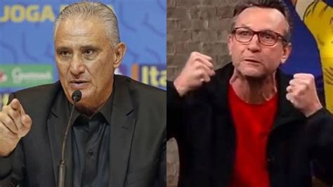 Tite processa Craque Neto após ser extremamente xingado ao vivo depois