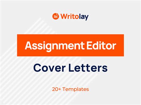 Assignment Editor Cover Letter Examples And Tips Writolay