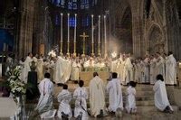 Mardi 26 mars messe chrismale en la basilique cathédrale Saint Denis