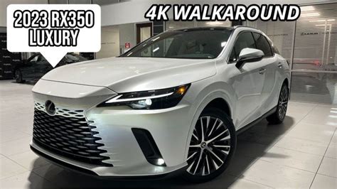 2023 Lexus RX350 Luxury White Pearl With Palomino Interior In 2023