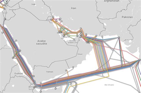 Télécommunications voici la carte mondiale des câbles sous marins