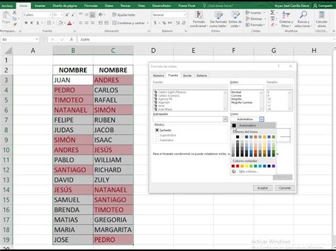 Cómo identificar dos celdas iguales en Excel Recursos Excel