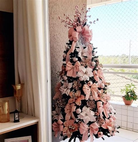 Rvore De Natal Rosa Ideias Para Inovar Na Decora O Natalina
