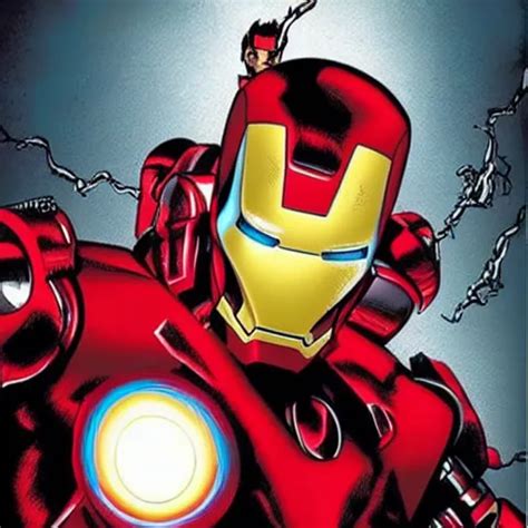 Black Sabbath S Iron Man Meets Marvel S Iron Man Stable Diffusion