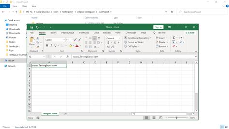 write to an ms excel file using apache poi