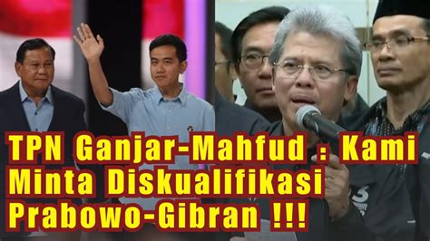 TPN Ganjar Mahfud Resmi Gugat Hasil Pilpres 2024 Ke Mahkamah Konstitusi