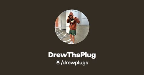 Drewthaplug Instagram Tiktok Linktree