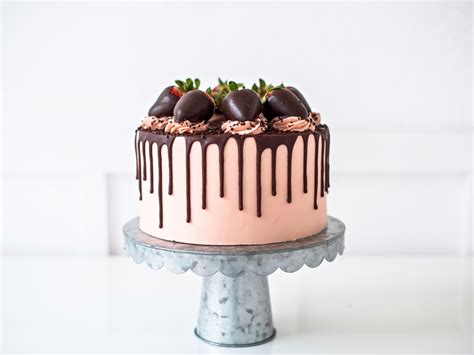Cake By Courtney Strawberry Dark Chocolate Truffle Cake