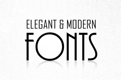 Elegant Modern Fonts Graphic Design Blog