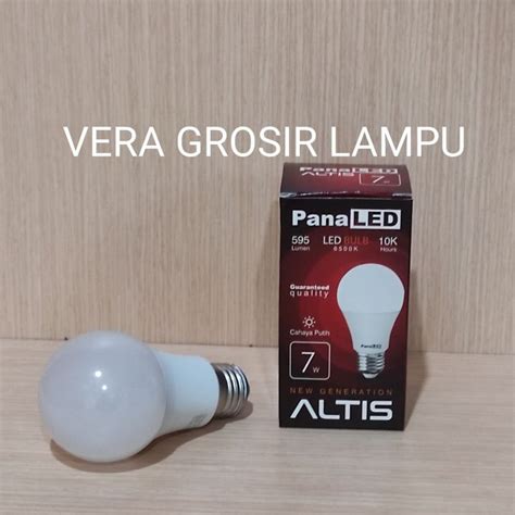 Lampu Led Bulb PANALED ALTIS 7W Cahaya Putih E27 6500K Lazada Indonesia