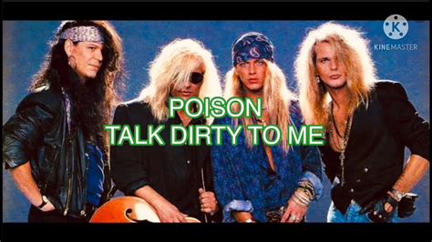 Poison Talk Dirty To Me Lyrics Youtube